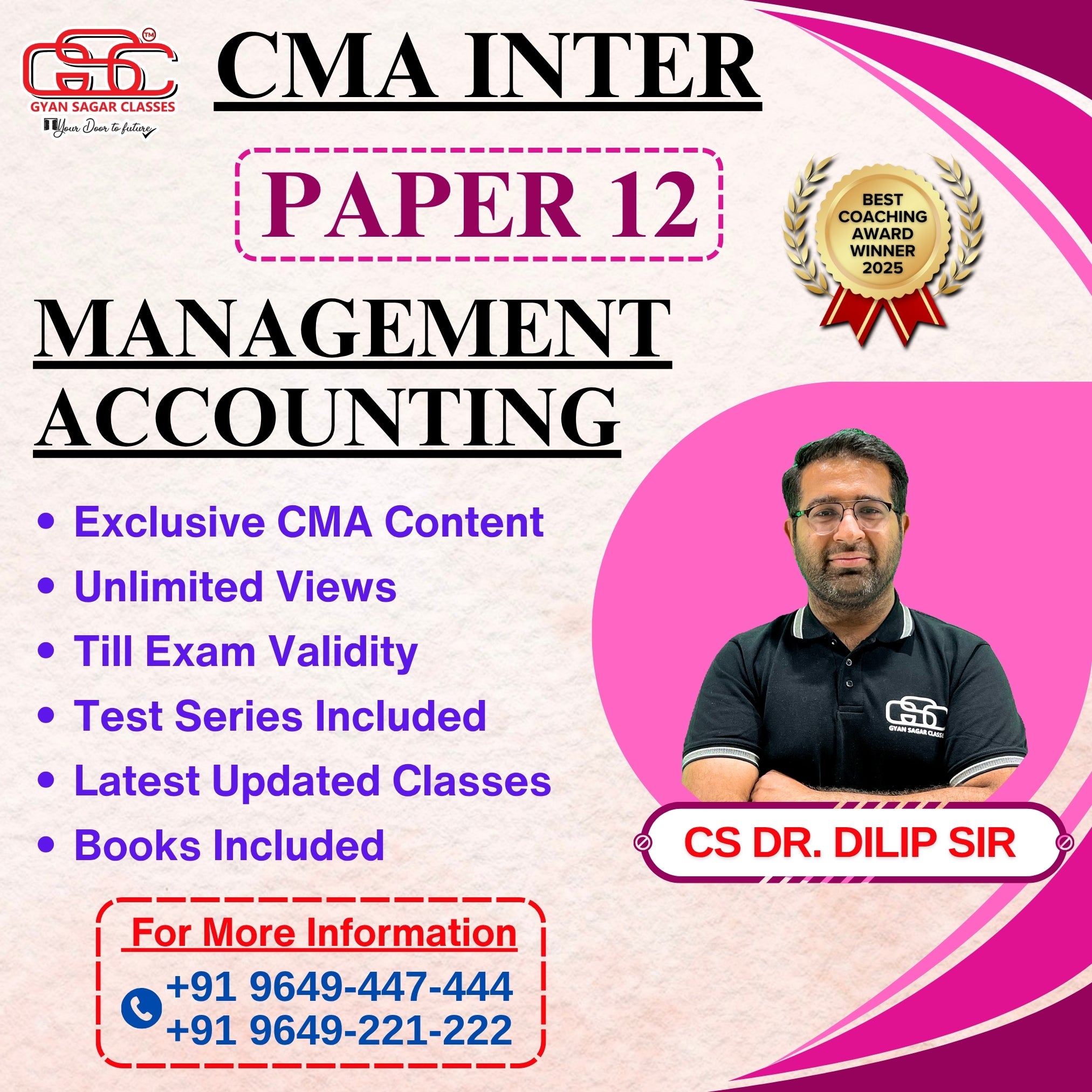 CMA Intermediate Online Classes | CMA Inter Classes - CMA Cart