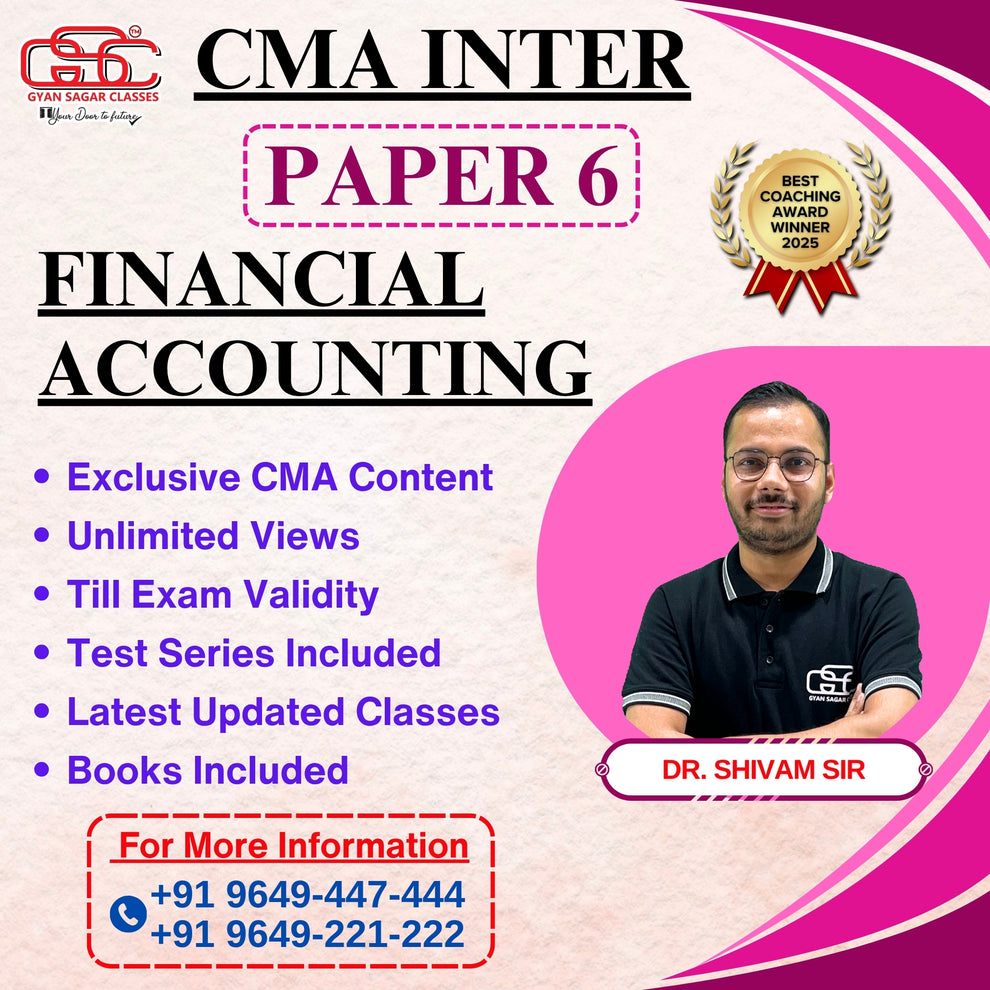 CMA Inter Financial Accounting (FA) Online Course - CMA Cart